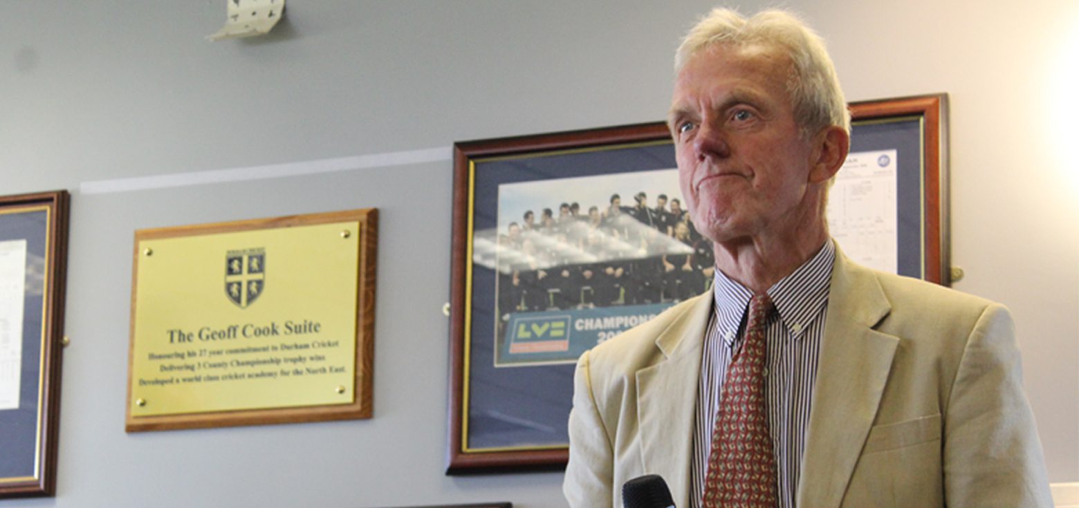 Geoff Cook Suite officially opens | Durham Cricket