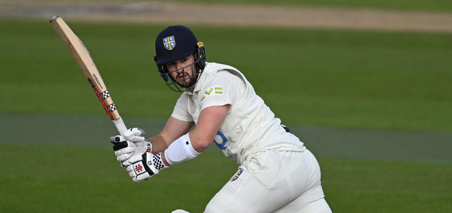 Ollie Robinson reacts to maiden Durham first-class century | Durham Cricket