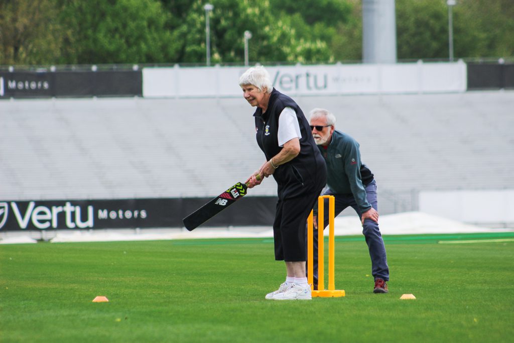 Walking cricket returns outdoors from Friday | Durham Cricket