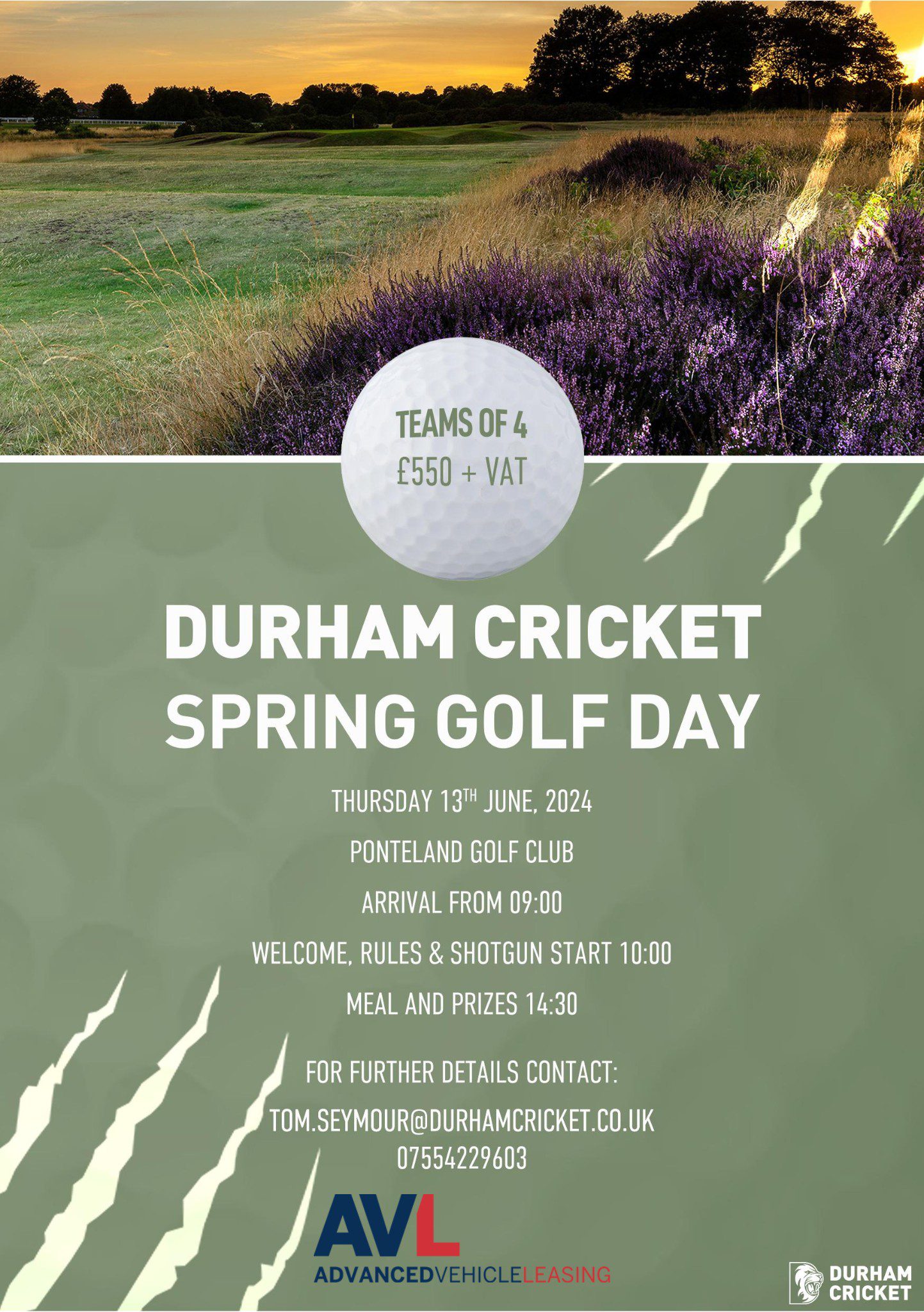 Corporate Event Days - Durham Cricket